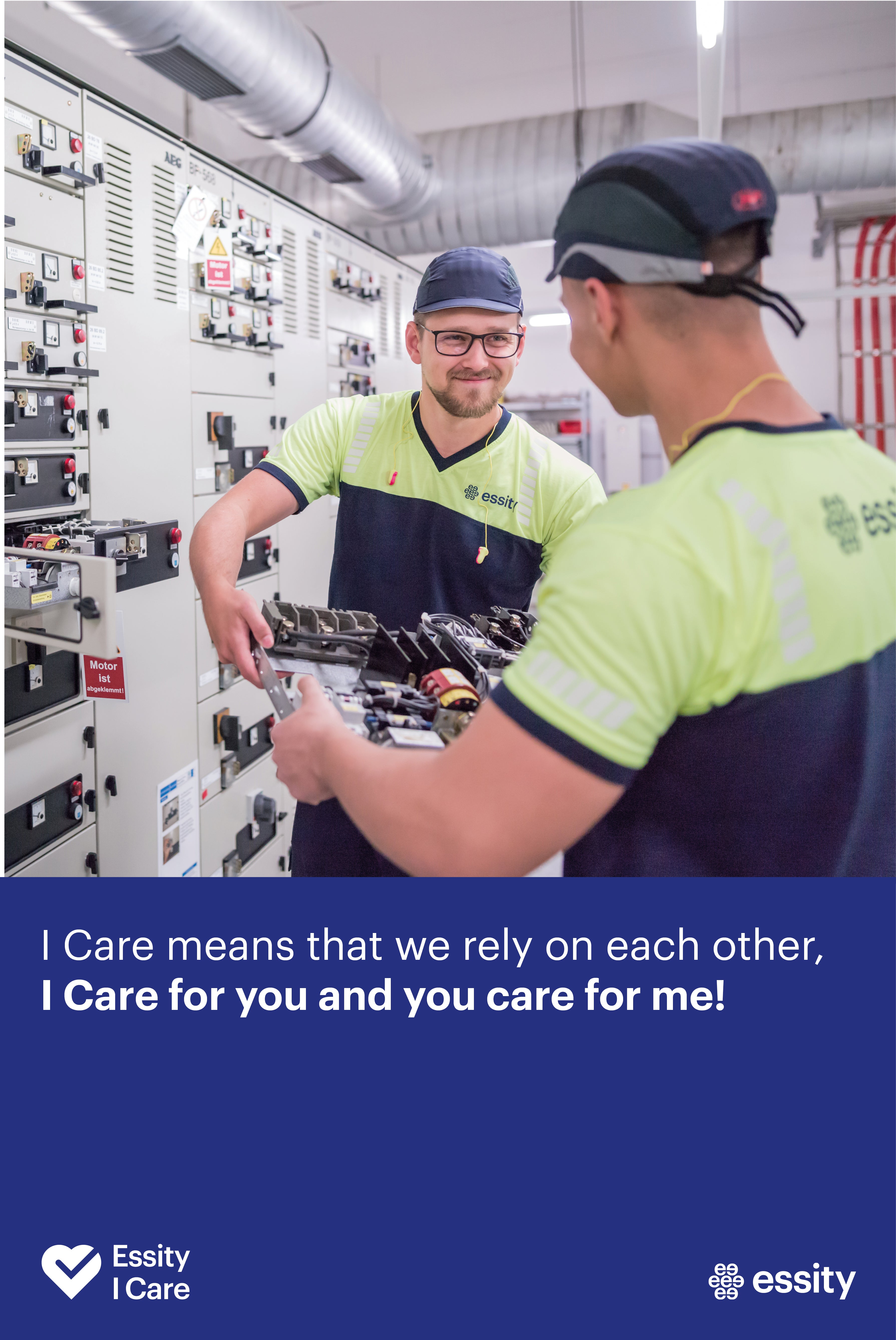 Poster 60x90 - style 3 – Essity I Care
